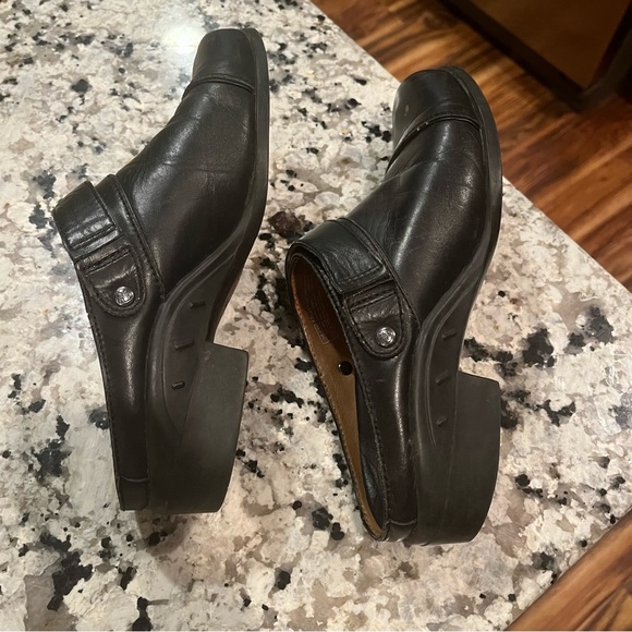 Ariat | Shoes | Ariat Black Leather Sport Mules 75 Convertible To ...